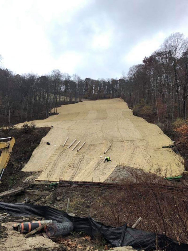 Hill Side Slip Repair - PINE BELT ENERGY SERVICES